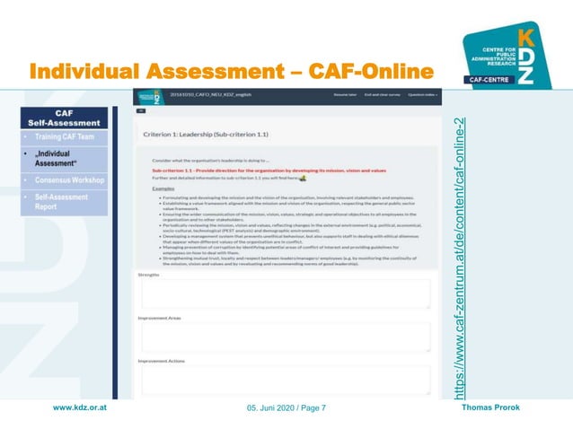 The 14 steps of caf implementation | PPTX