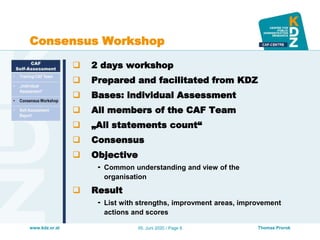 The 14 steps of caf implementation | PPTX