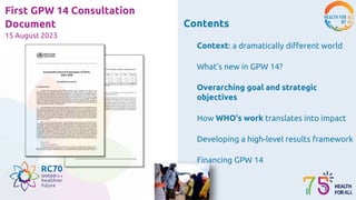 The 14th WHO General Programme of Work.pptx