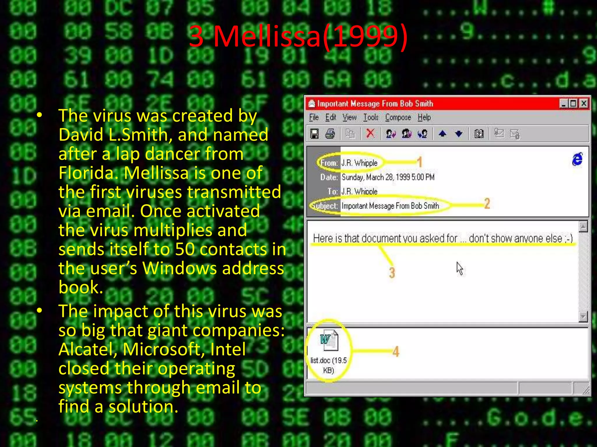 The 15 deadliest computer viruses | PPTX | Antivirus Software ...