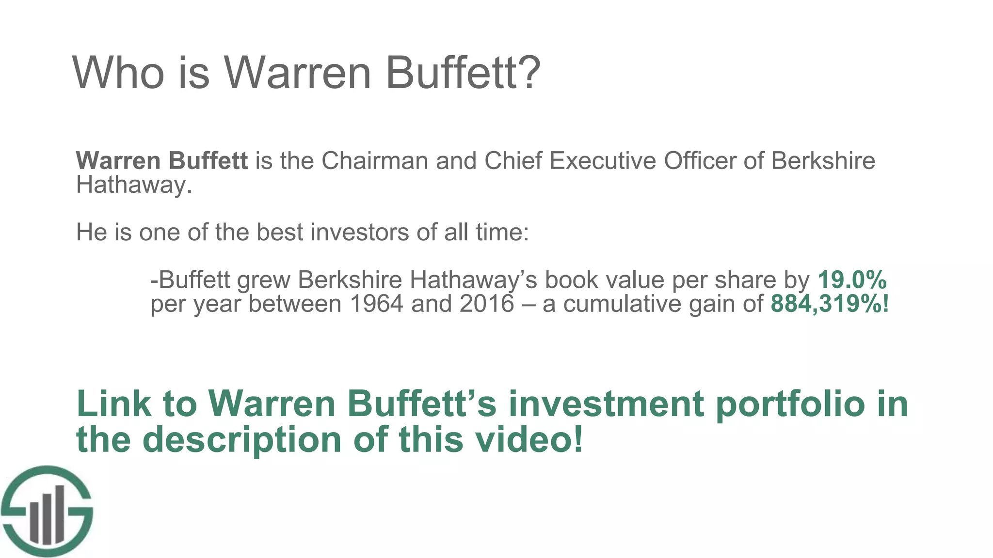 The 15 Owner-Related Business Principles of Warren Buffett | PPTX
