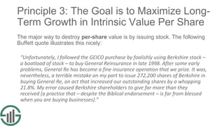 The 15 Owner-Related Business Principles of Warren Buffett | PPTX