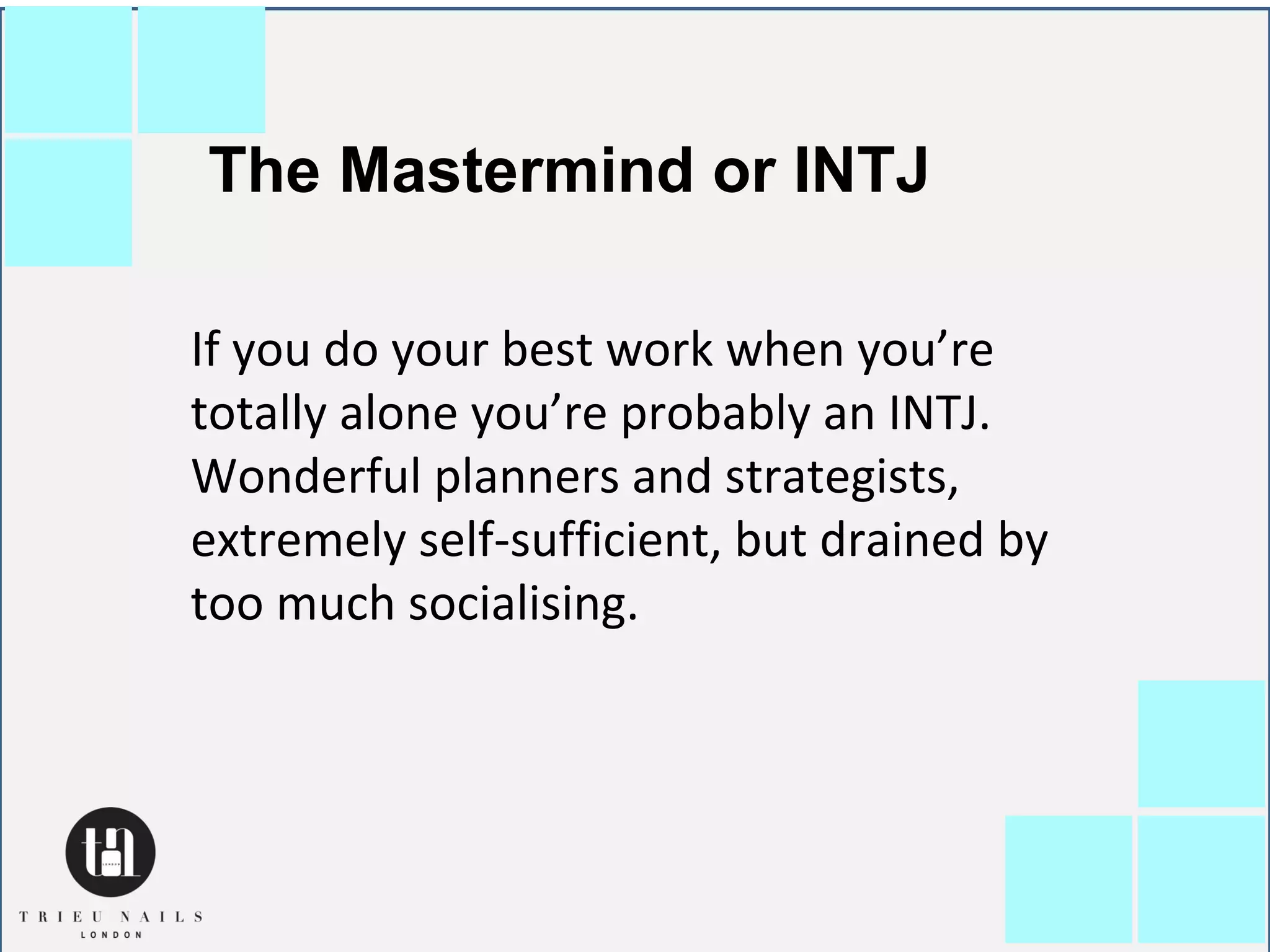 The 16 different personality types | PDF