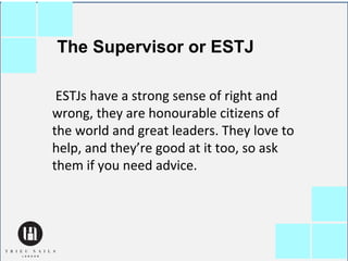 The 16 different personality types | PDF