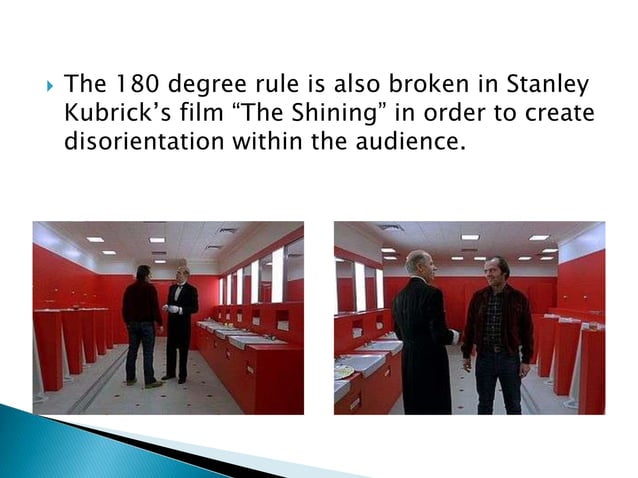 The 180 degree rule | PPTX | Cameras and Camcorders | Consumer Electronics