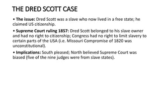 CAMBRIDGE AS HISTORY: HISTORY OF THE USA. THE 1860 PRESIDENTIAL ...