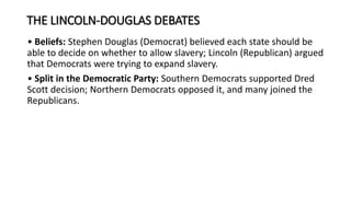 CAMBRIDGE AS HISTORY: HISTORY OF THE USA. THE 1860 PRESIDENTIAL ...