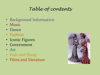 The 1900’S Pop Culture | PPTX