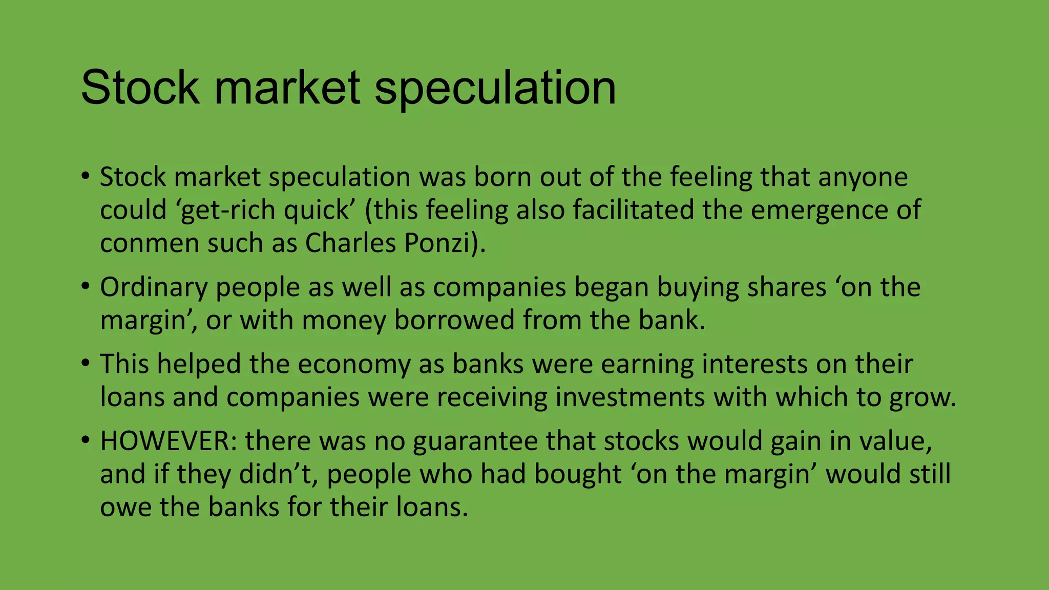 The 1920s Economy | PPT
