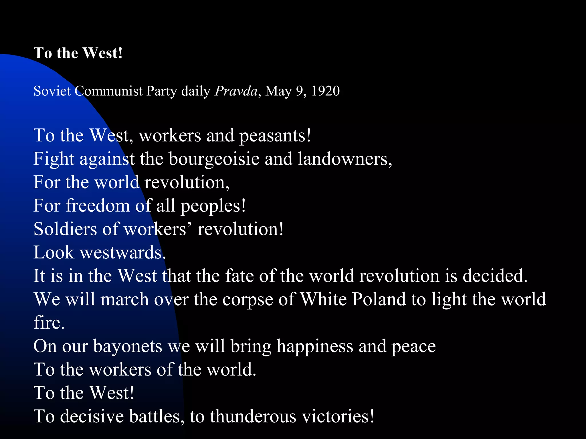 The 1920s international communist movement | PPT