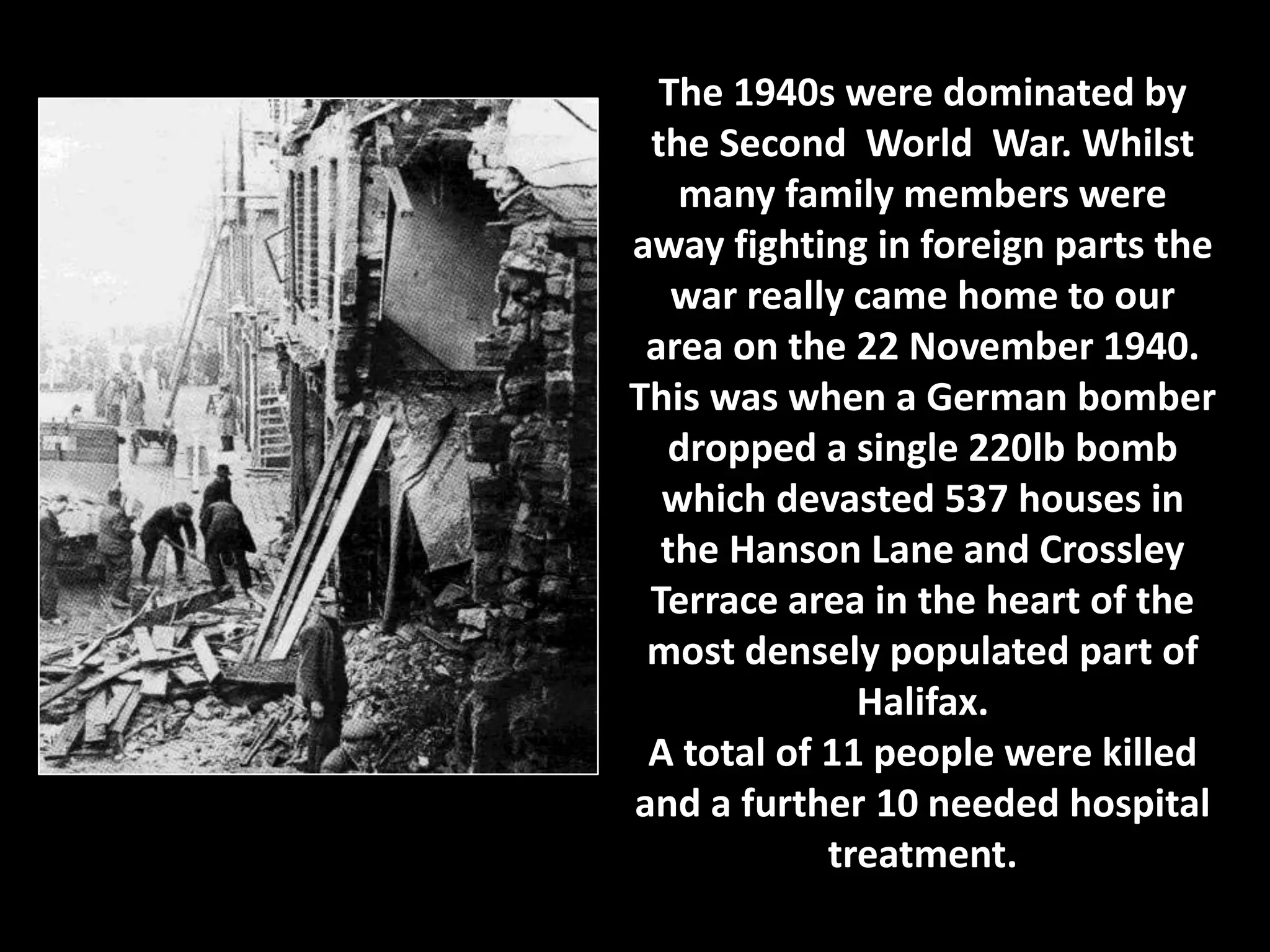 The 1940s & 50s remembered | PPTX