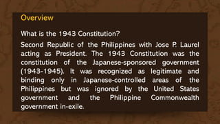 THE 1943 CONSTITUTION JAPANESE BELLIGERENT.pptx