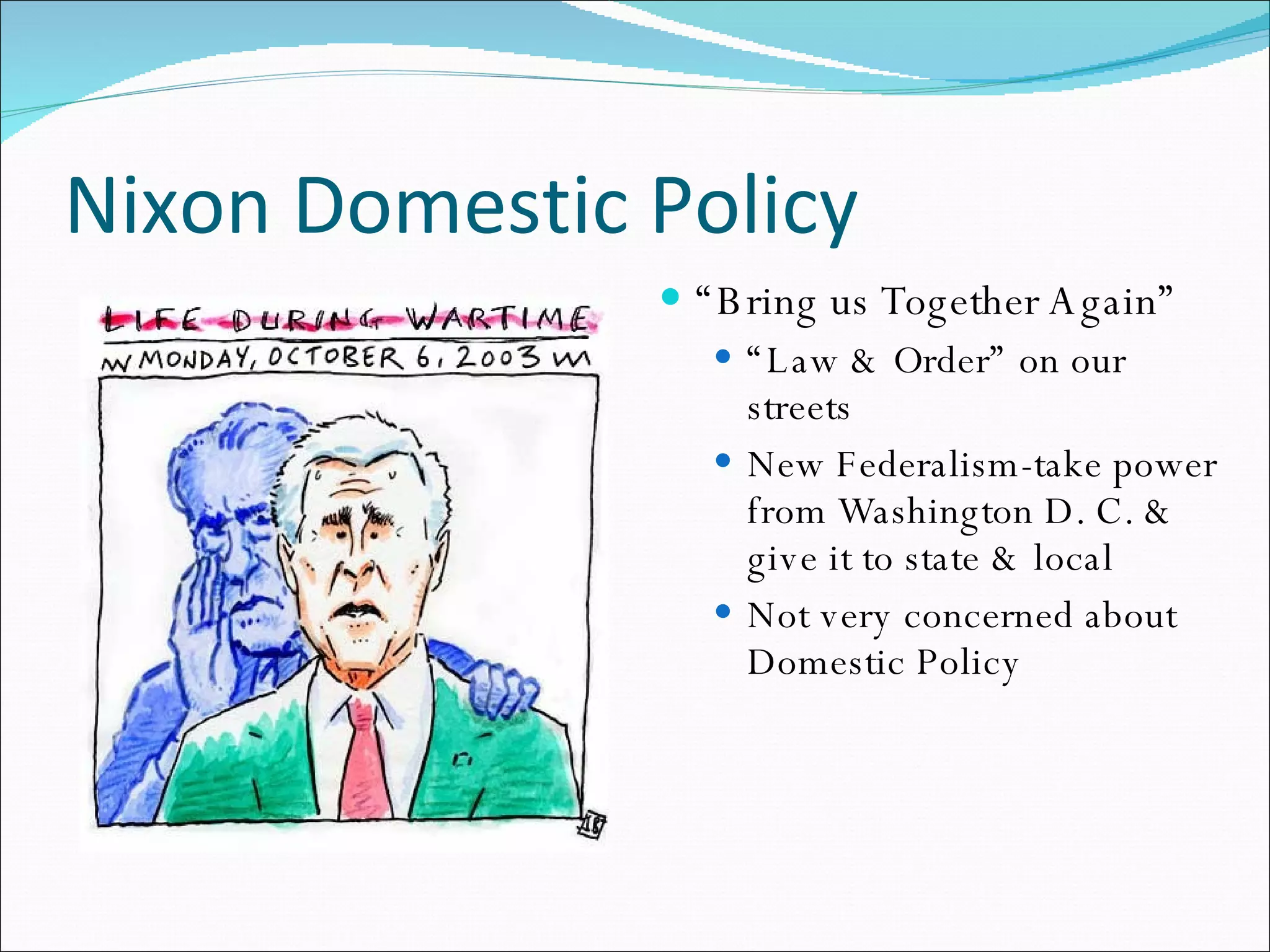 The1970s Nixon Domestic Policy | PPT