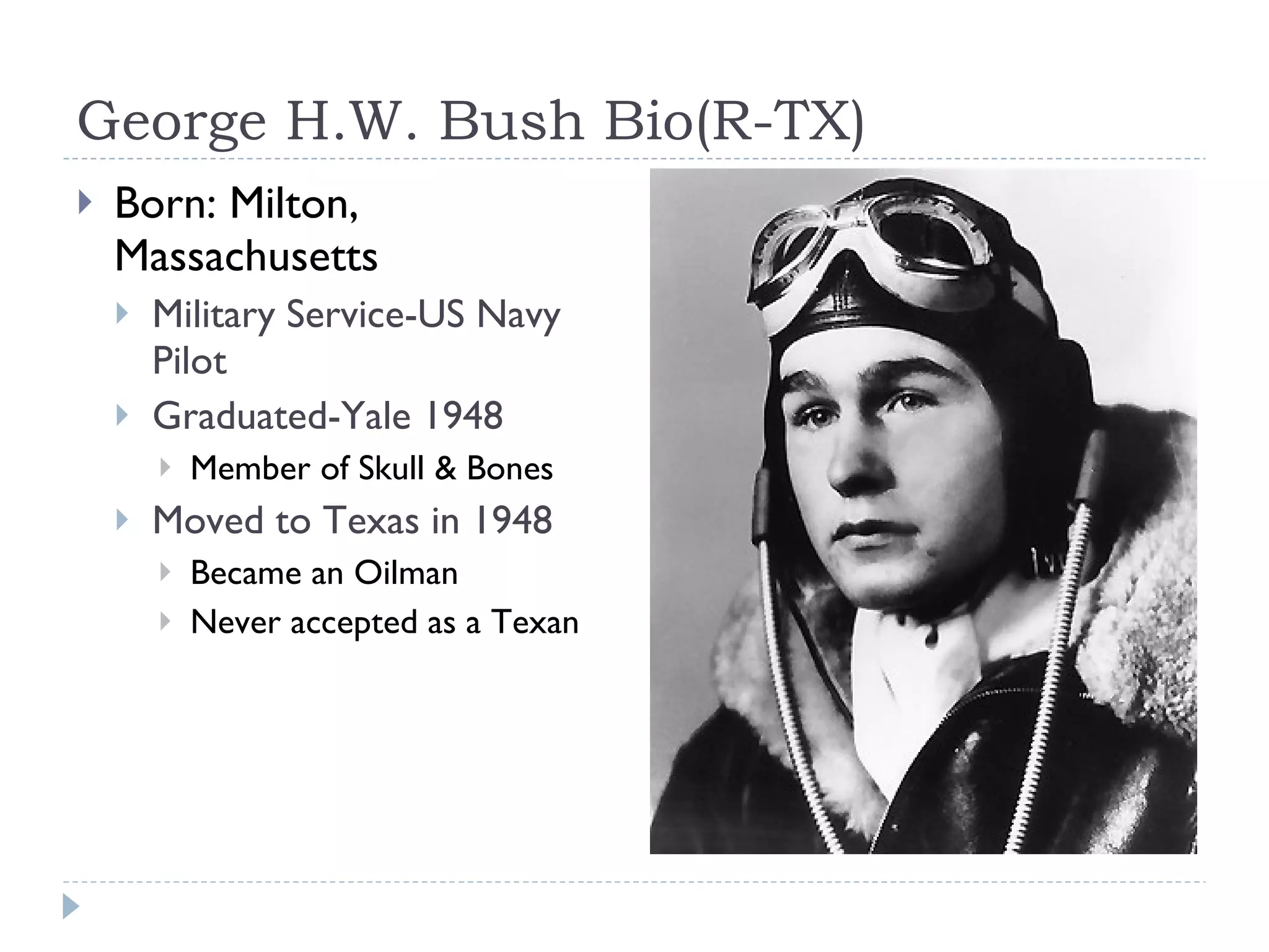 The1980s Hw Bush Bio | PPT