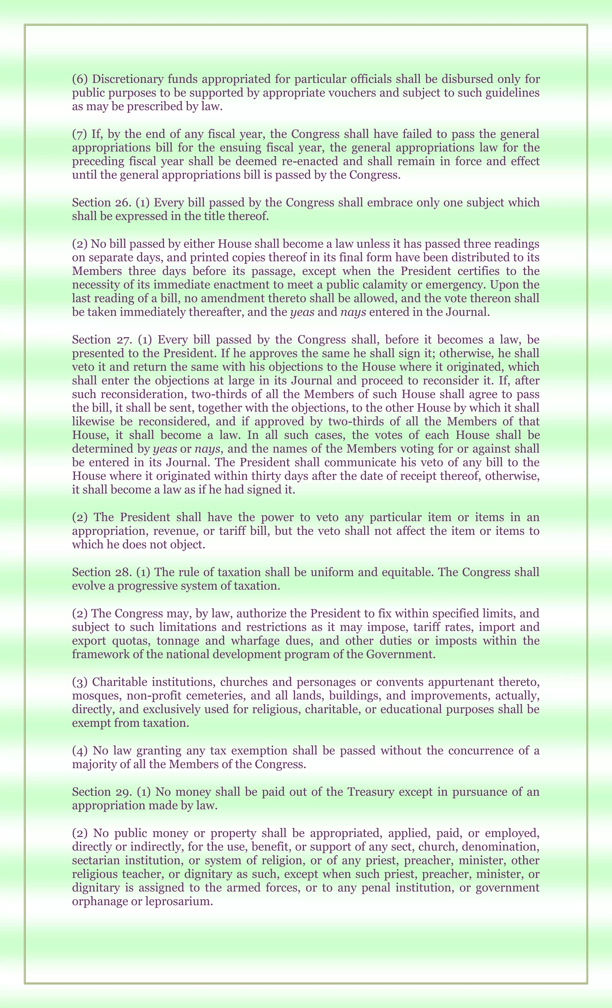 The 1987 constitution | PDF