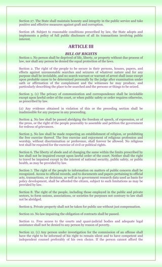 The 1987 constitution | PDF