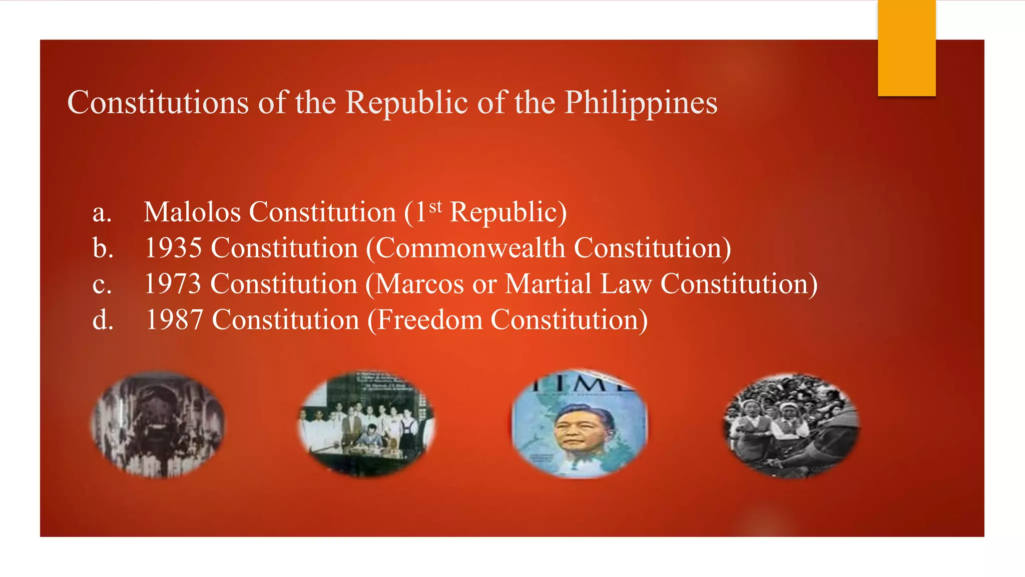 The 1987 constitution | PPTX