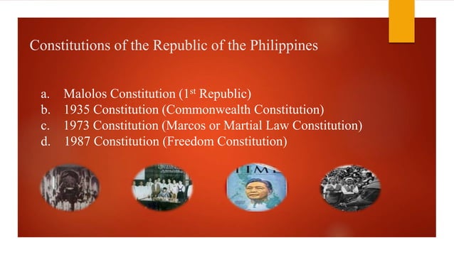 The 1987 constitution | PPTX | Civic affairs | Politics