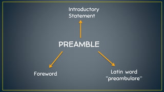 The 1987 constitution of the Republic of the Philippines -Preamble | PPTX