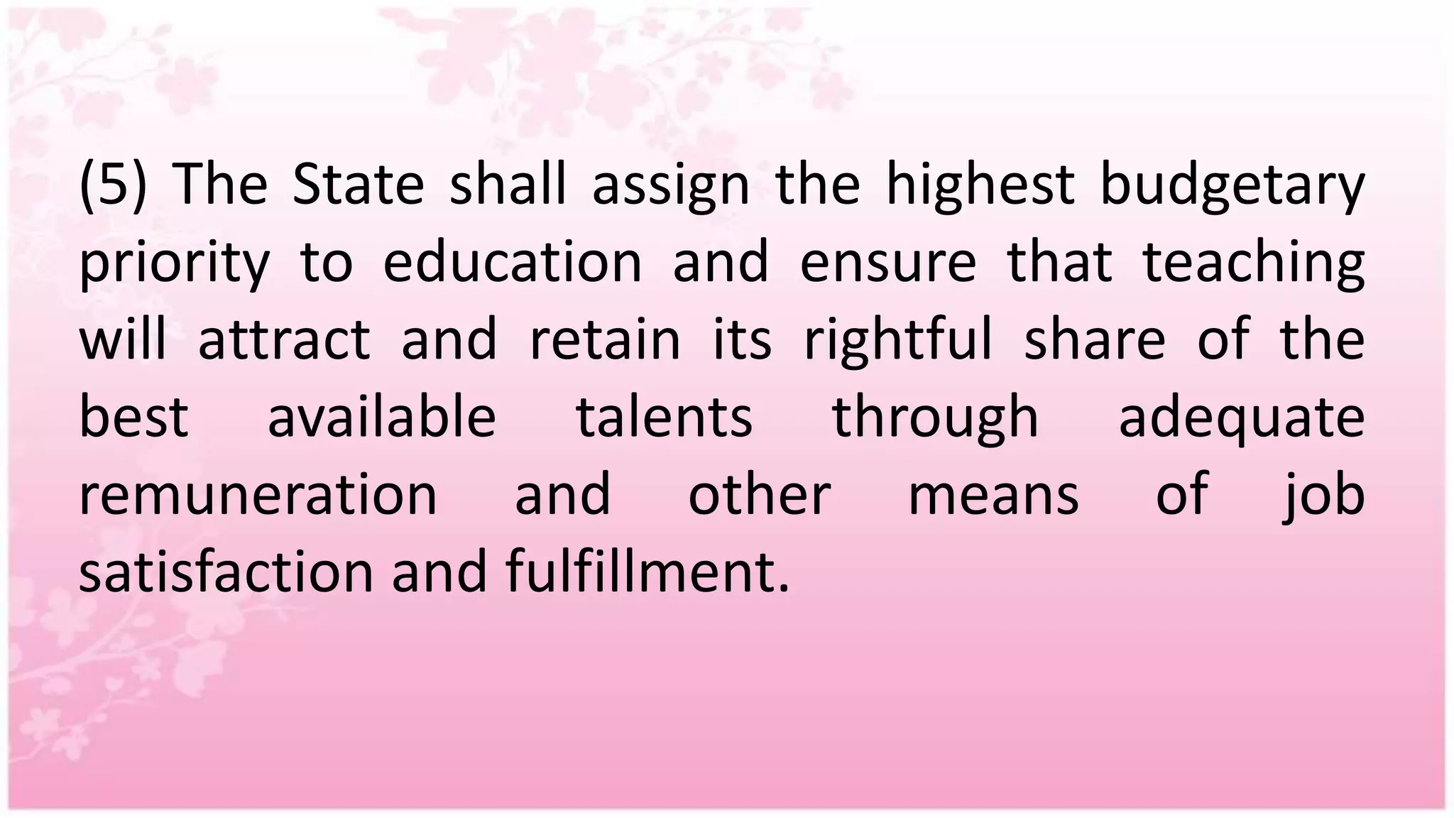 The 1987 Constitution of the Republic of the Philippines – Article xiv ...