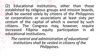 The 1987 Constitution of the Republic of the Philippines – Article xiv ...
