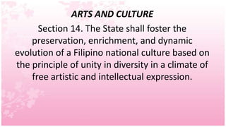 The 1987 Constitution of the Republic of the Philippines – Article xiv ...