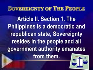 The 1987 philippine constitution | PPTX