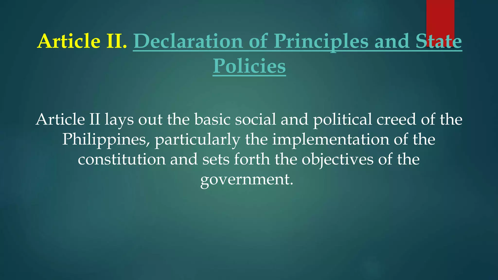 The 1987 Philippine Constitution | PPTX