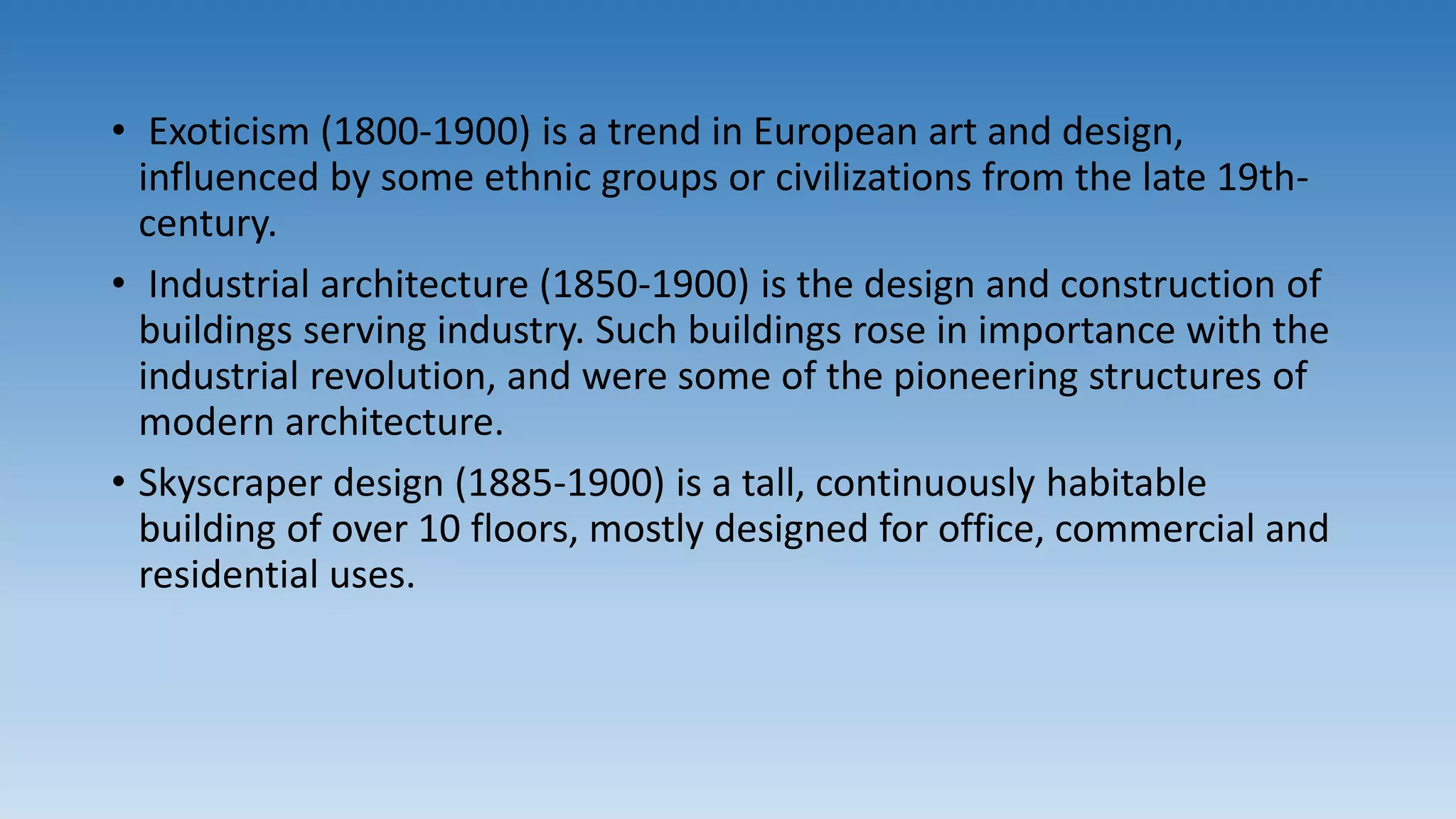 The 19 th century architecture | PPTX