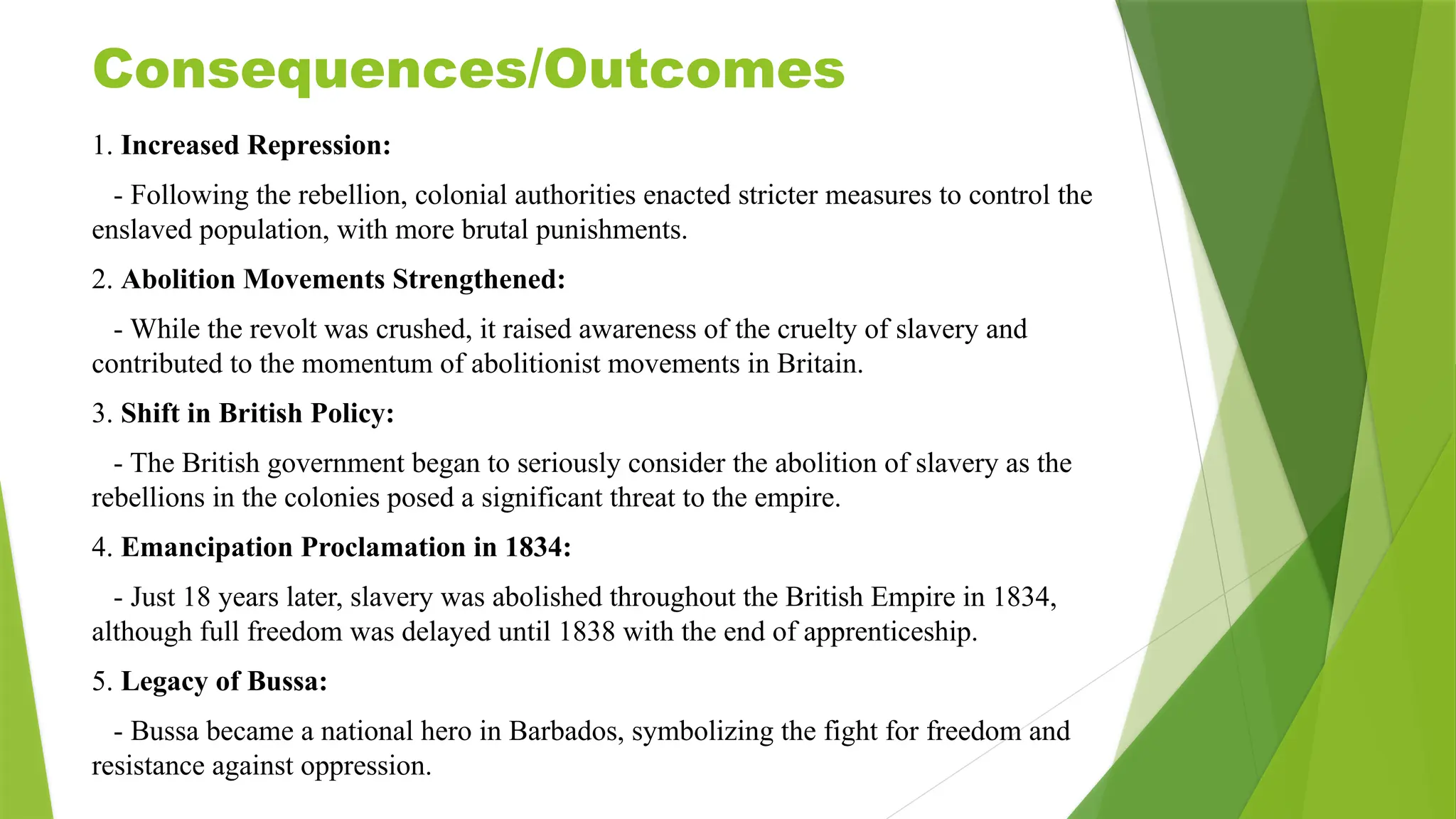 The 19th Century Barbados Revolteeeeeeptx | PPTX