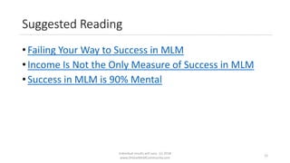 The # 1 Key to Success in MLM | PPTX