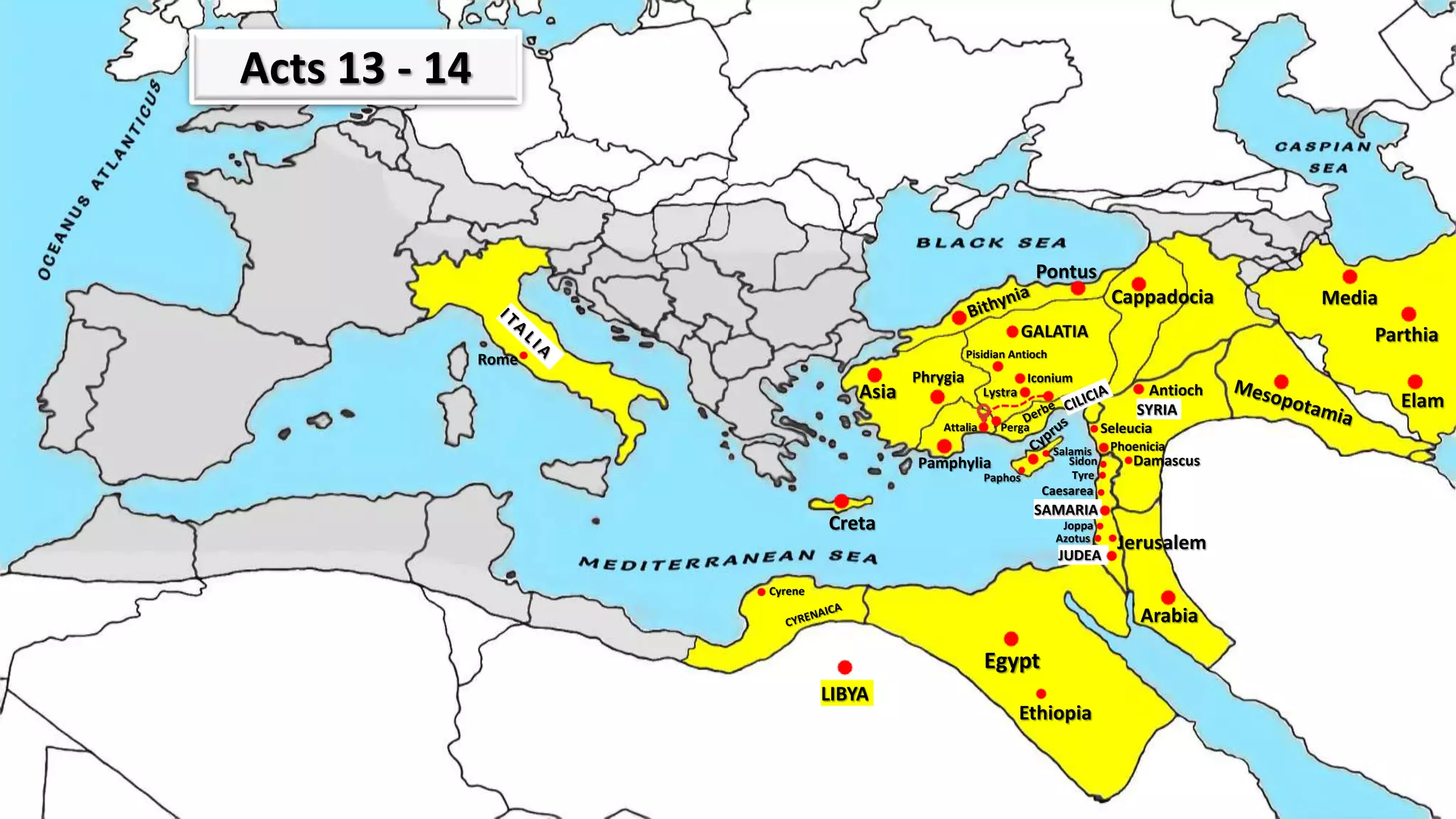 The Missionary Journeys of Paul.pptx