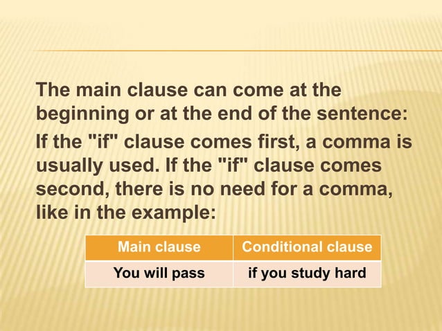 The first conditional | PPSX | Programming Languages | Computing