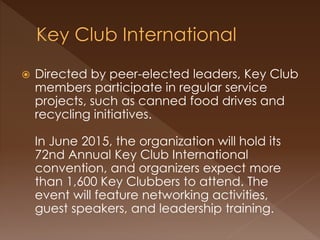 The 2015 Key Club International Convention | PPT