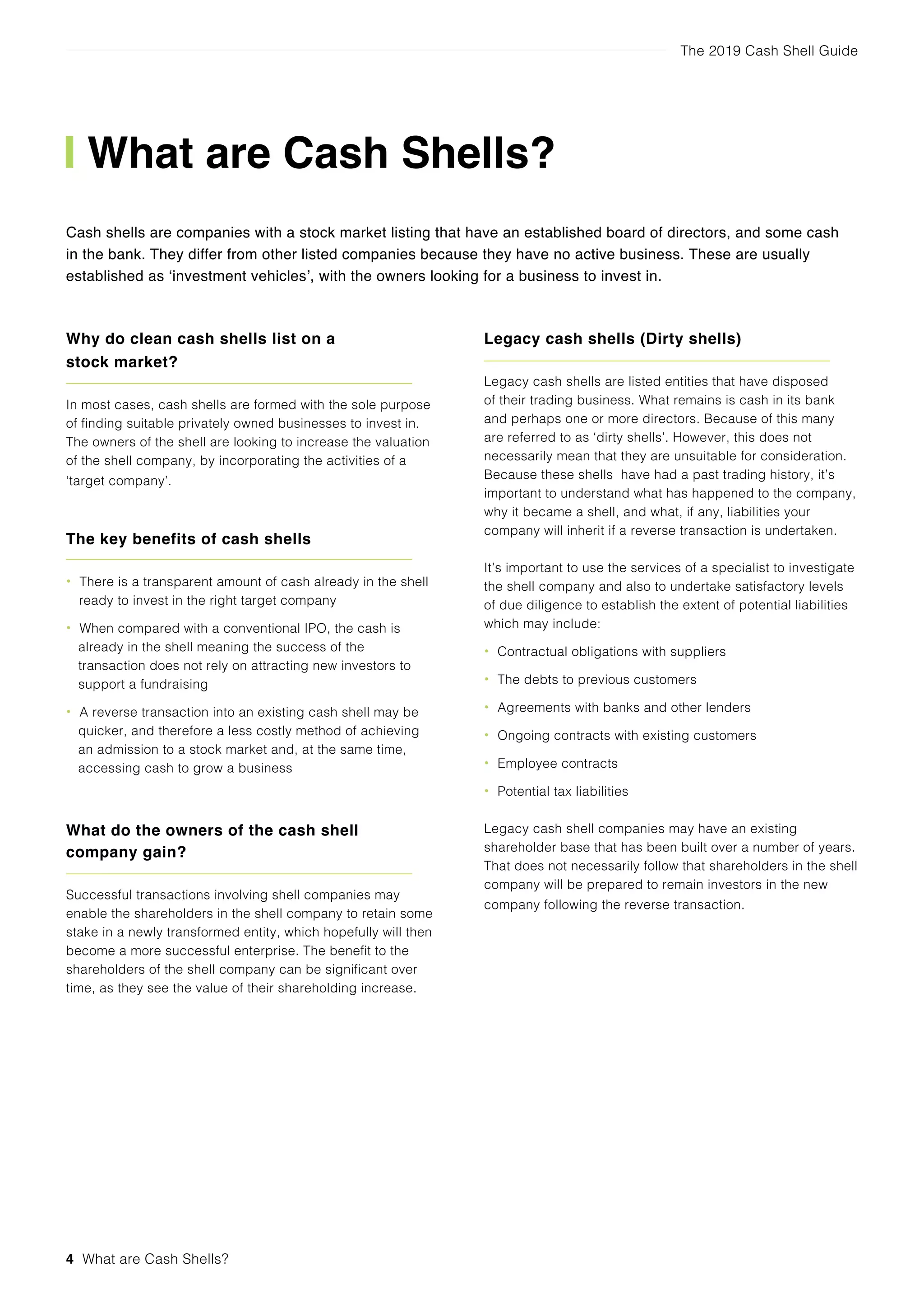 The 2019 cash shell guide | PDF