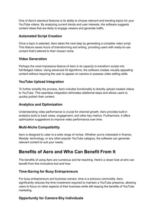 The 2024 A.I. Tool for Building Faceless YouTube Channels. Aero Review.pdf
