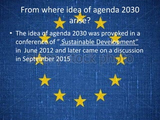 The 2030 agenda | PPTX