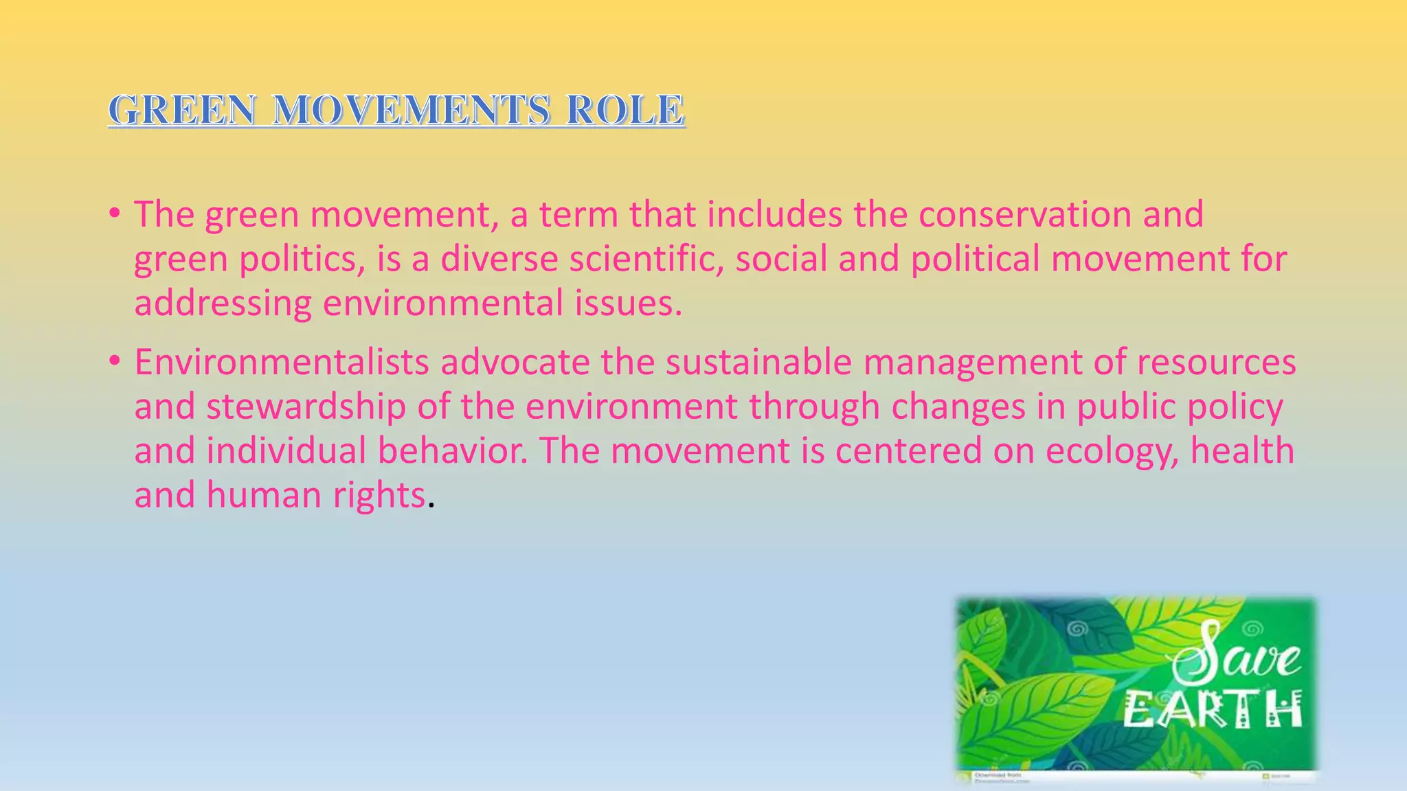 The Ailing Planet | PPTX