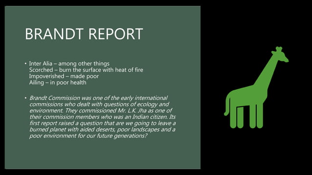 The Ailing planet : the green movement role | PPT