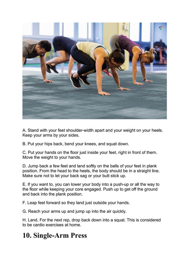 The 20 best cardio exercises to do at home.pdf | Foot Health | Diseases ...