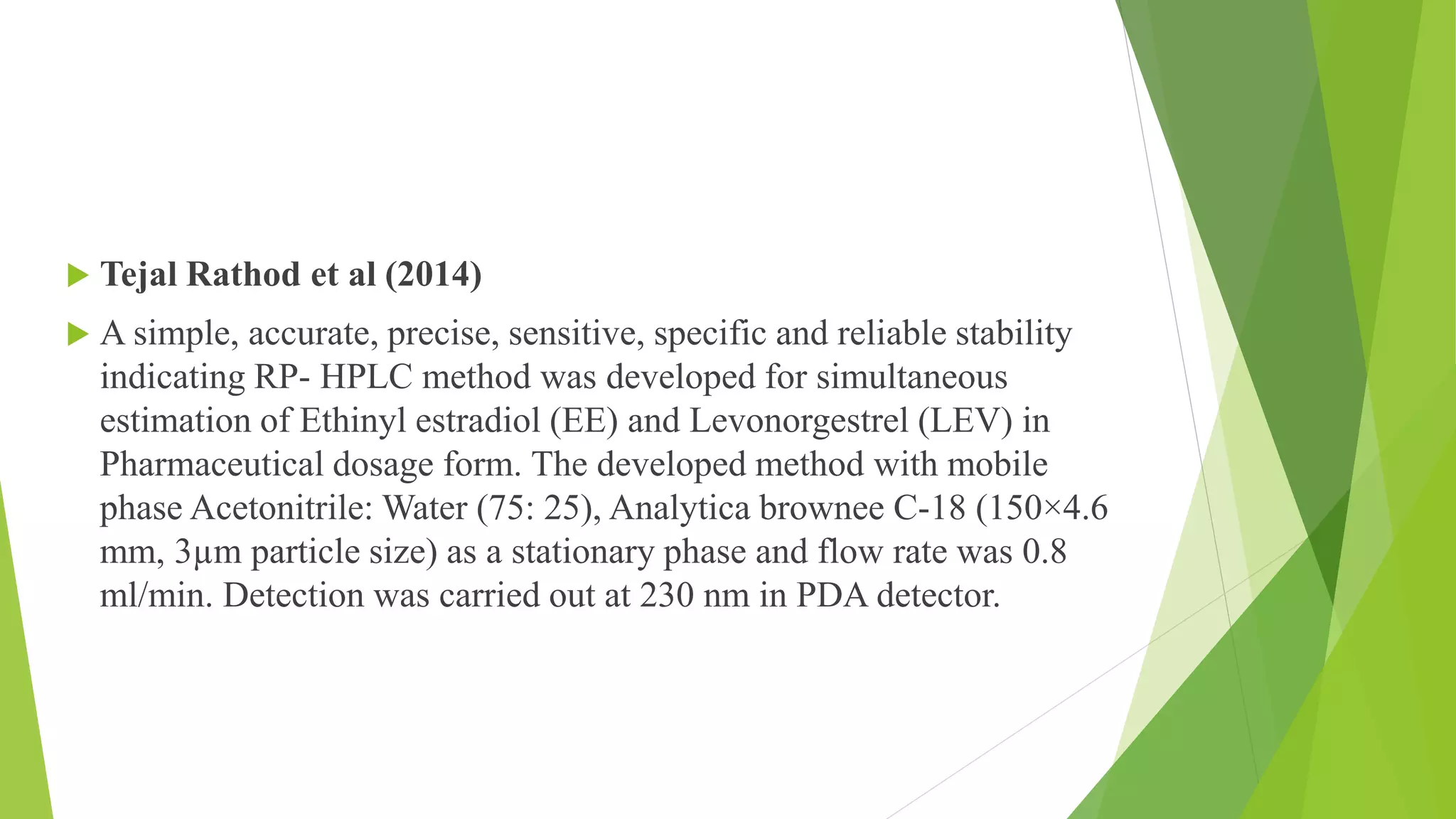 Simultaneous Estimation Of Uv Spectroscopy And Method Development And Validation For