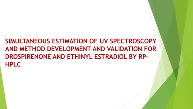 Simultaneous Estimation Of Uv Spectroscopy And Method Development And Validation For