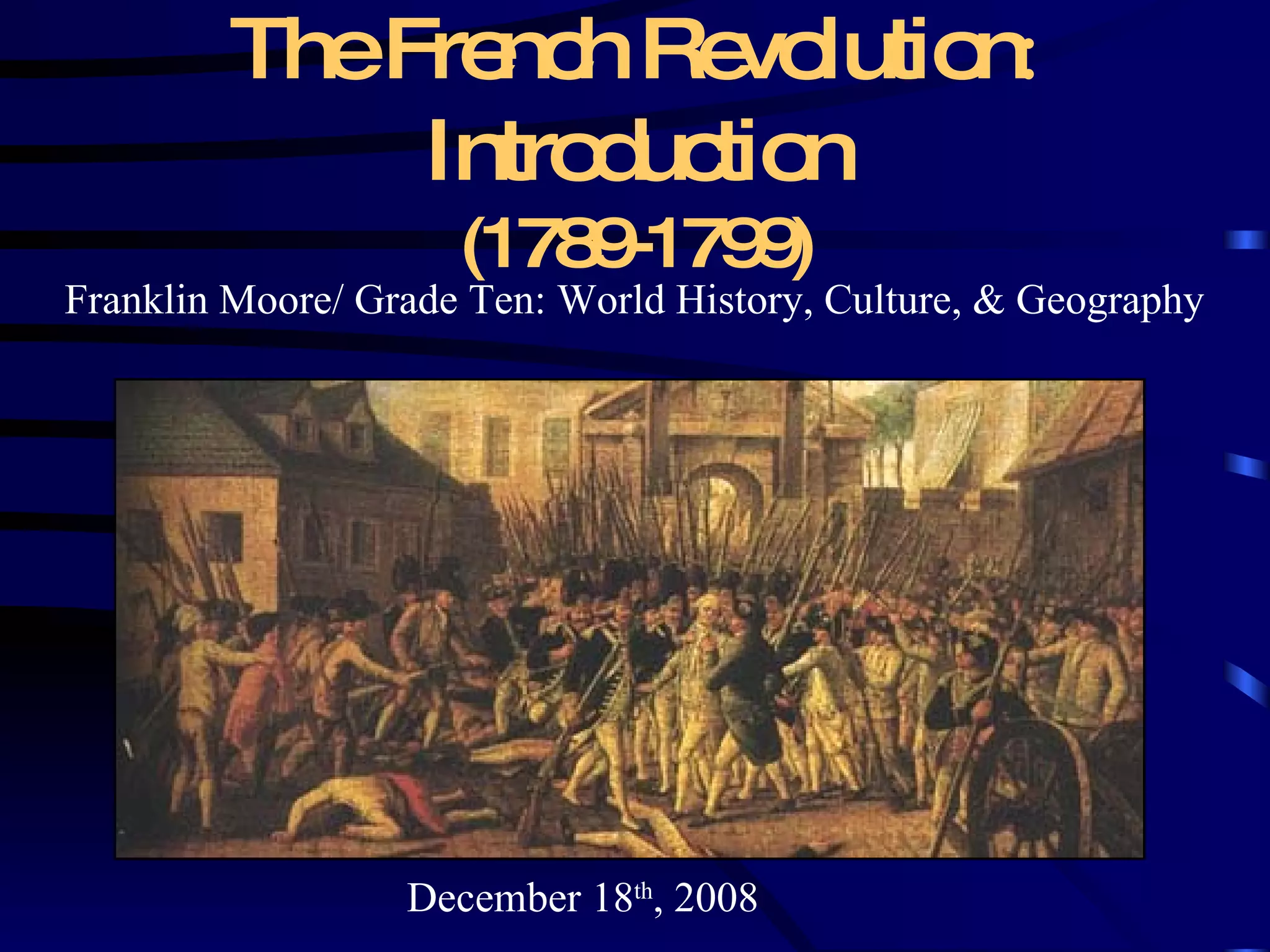 french revolution intro. | PPT