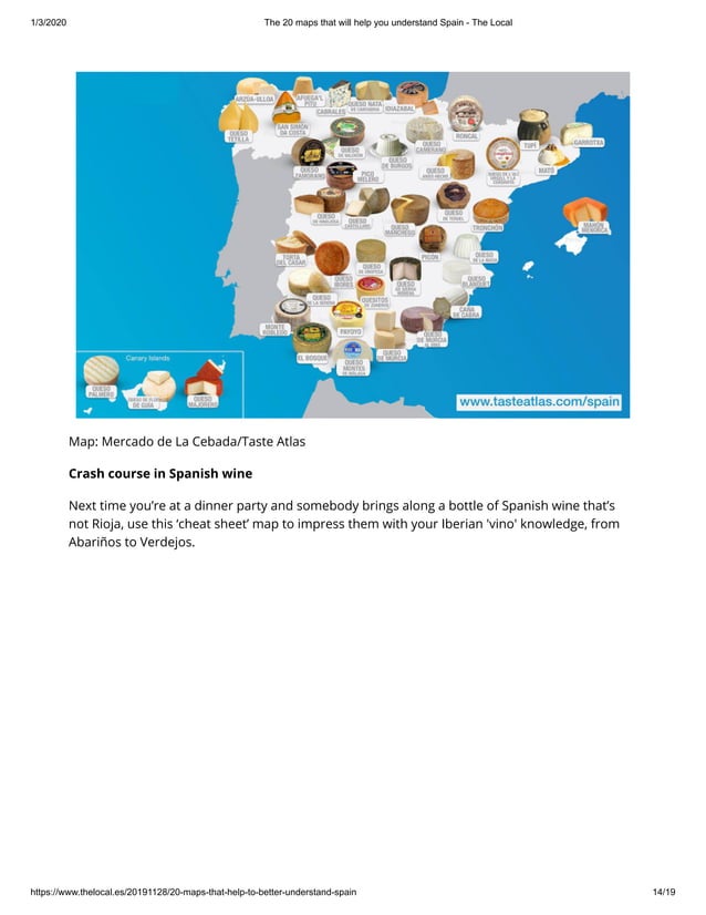 The 20 maps that will help you understand Spain - The Local | PDF