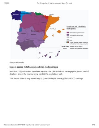 The 20 maps that will help you understand Spain - The Local | PDF ...