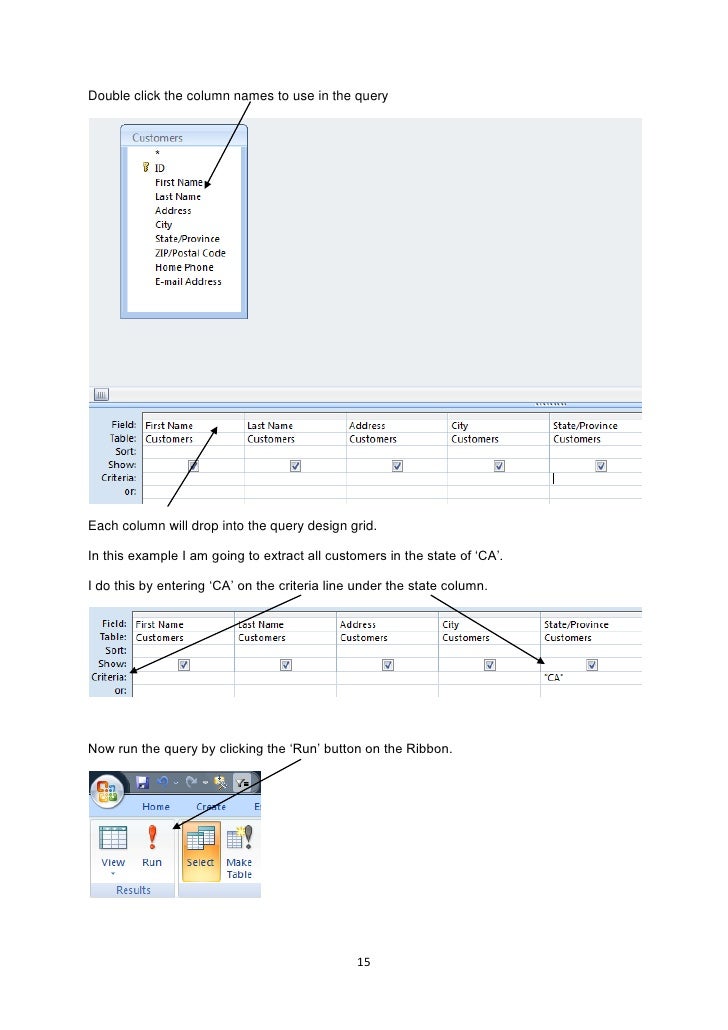 The 20 Minute Guide To Using MS Access 2007