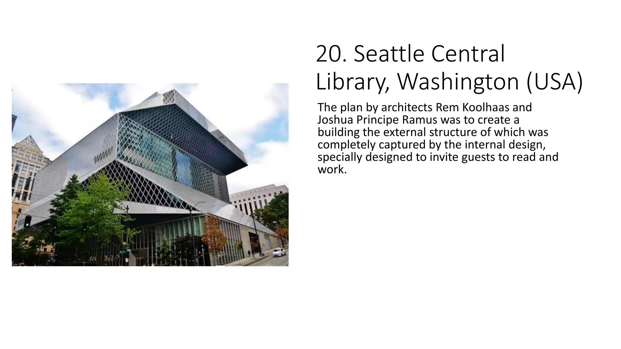 The 20 Most Beautiful Libraries in the World | PPTX