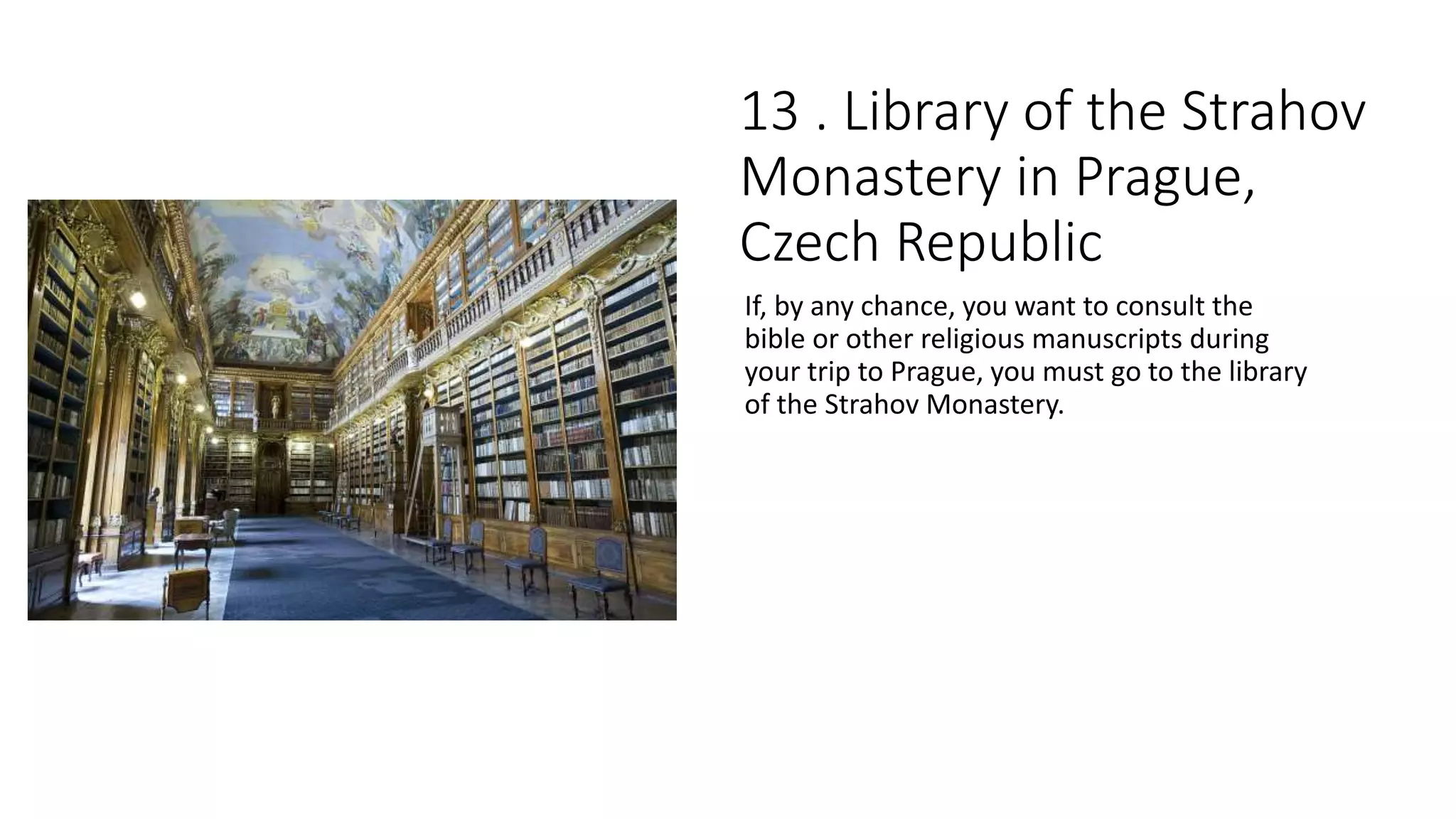 The 20 Most Beautiful Libraries in the World | PPTX