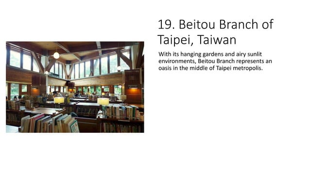 The 20 Most Beautiful Libraries in the World | PPTX