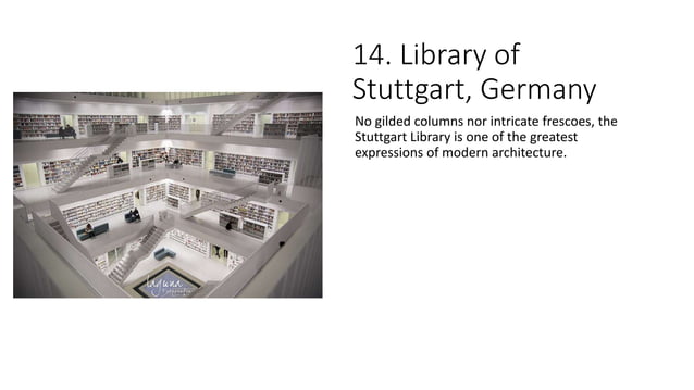 The 20 Most Beautiful Libraries in the World | PPTX